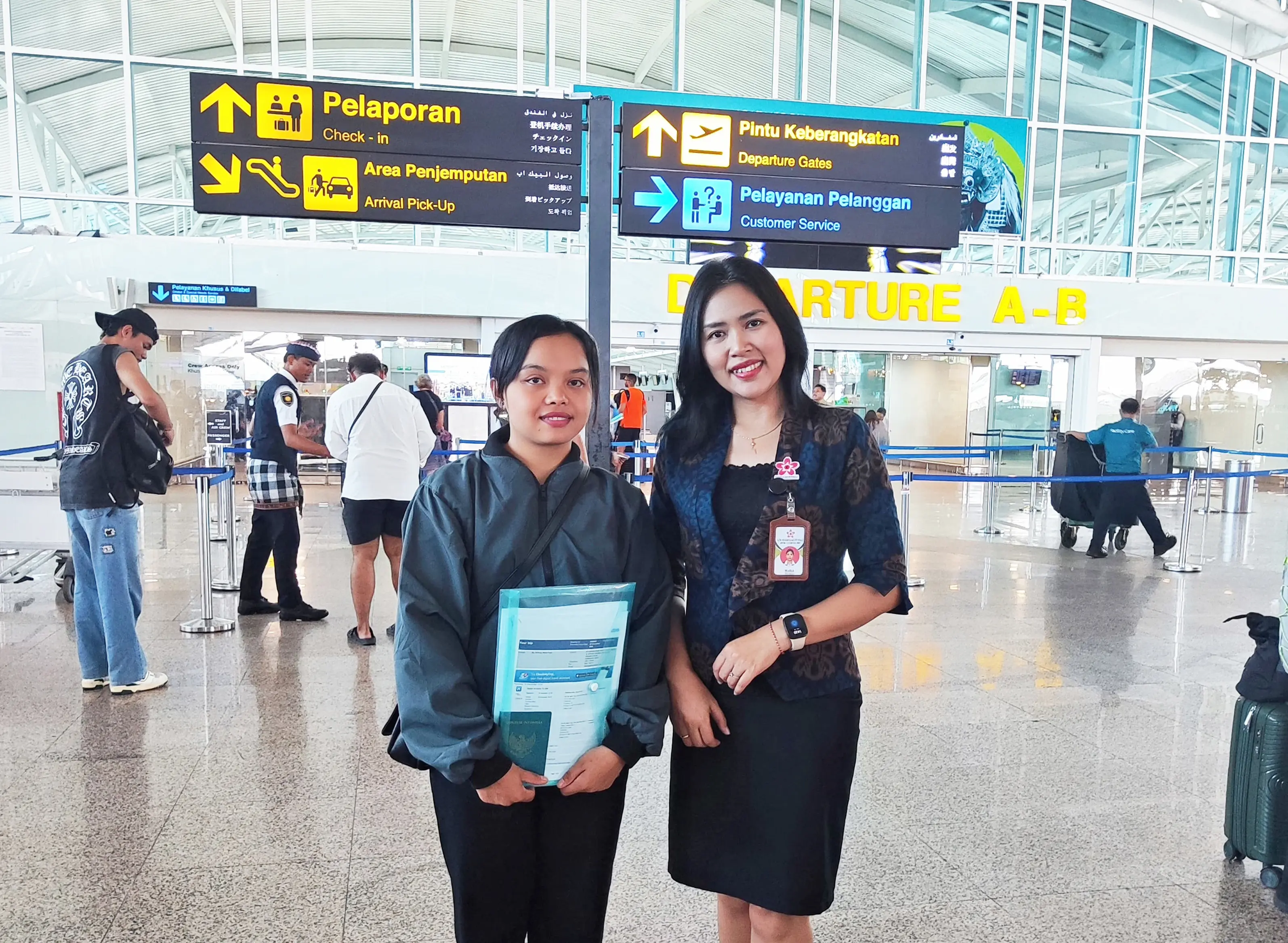 Keberangkatan Yuni — LPK Hoshi Gakuen Bali