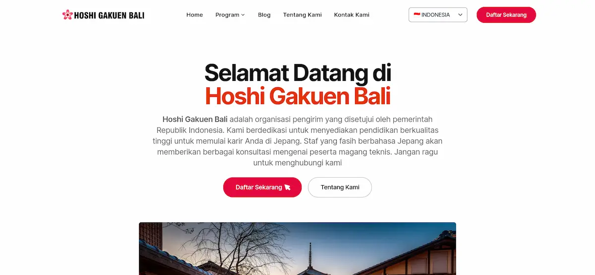 Tentang Kami — LPK Hoshi Gakuen Bali